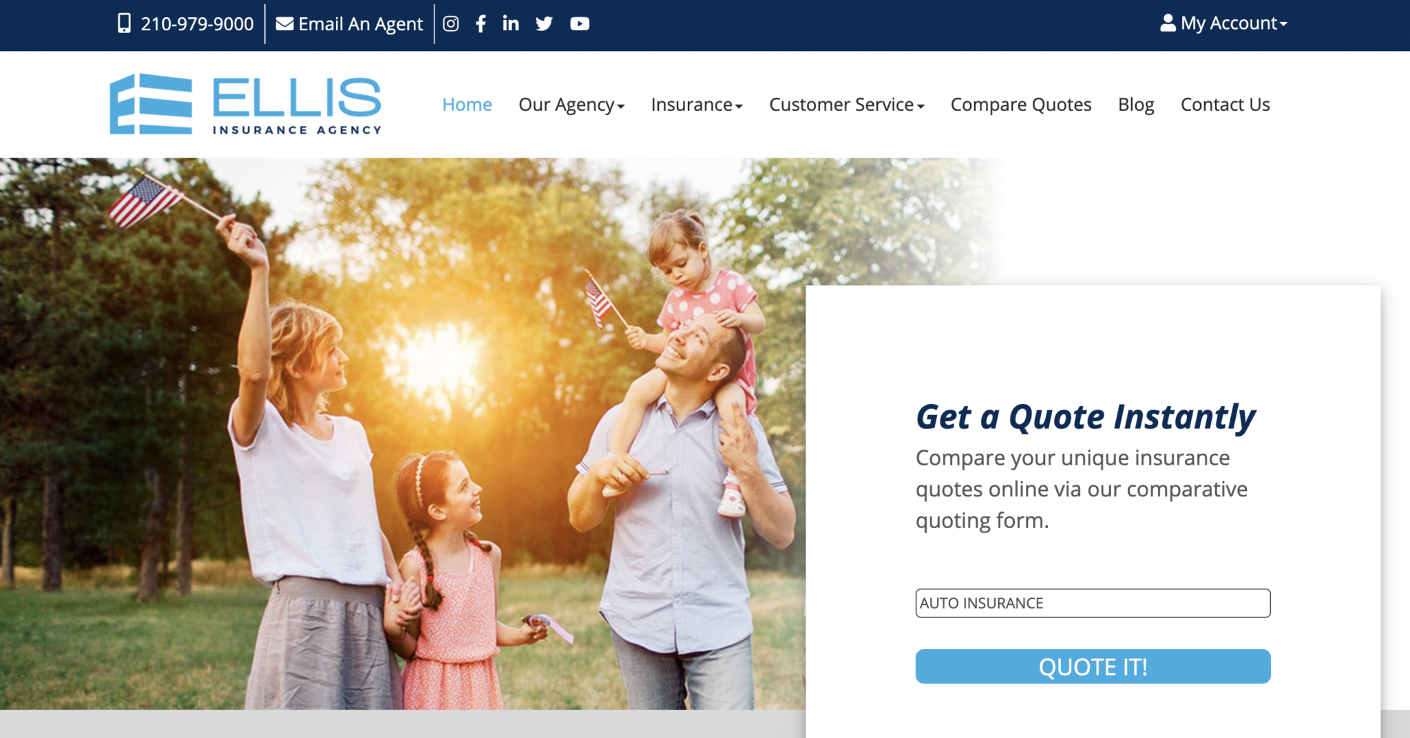 New Website, Who Dis? - Blog | Ellis Insurance Agency